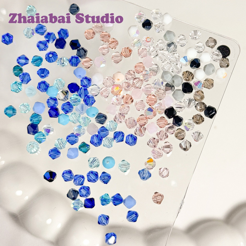 Shijia Same Style Diamond Shining Crystal Mixed Loose Beads Handmade ...