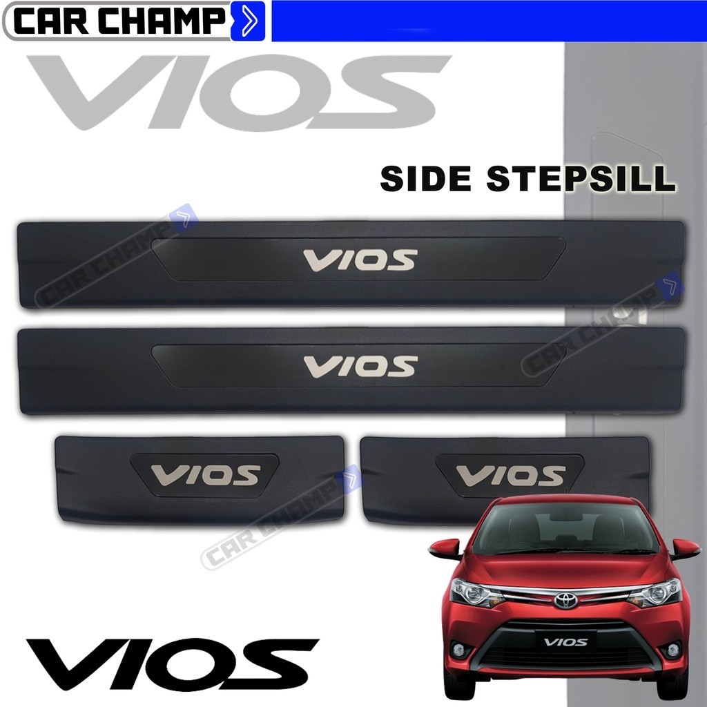 Toyota Vios 2014 to 2025 OEM Side Stepsill 2 VERSIONS Door Step sill ...