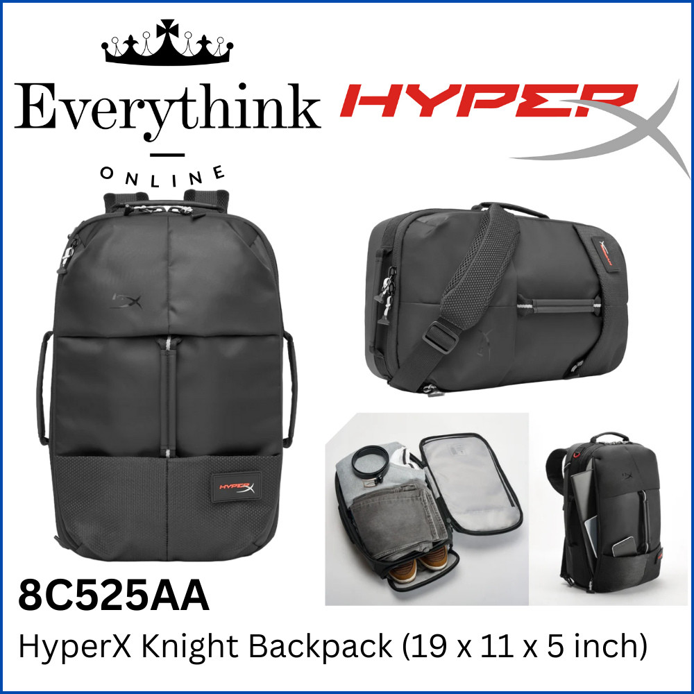 HYPER-X HYPERX KNIGHT BACKPACK WITH DURABLE & WEATHER RESISTANT ...