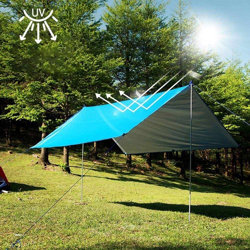 [COD]-Waterproof Tent Tarp Rain Sun Shade Ham-mock Shelter Camping ...