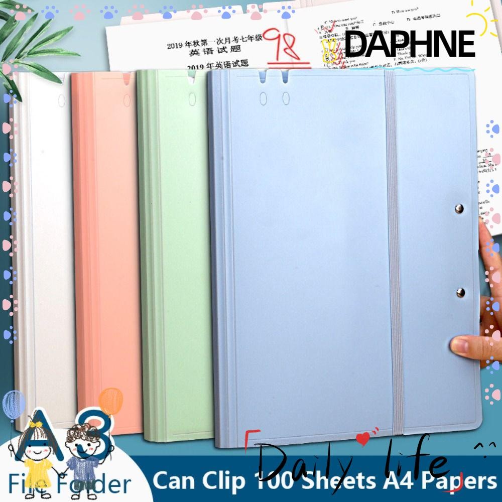 DAPHNE A3 File Folder, Strap Design Multifunction Exam Paper Storage ...