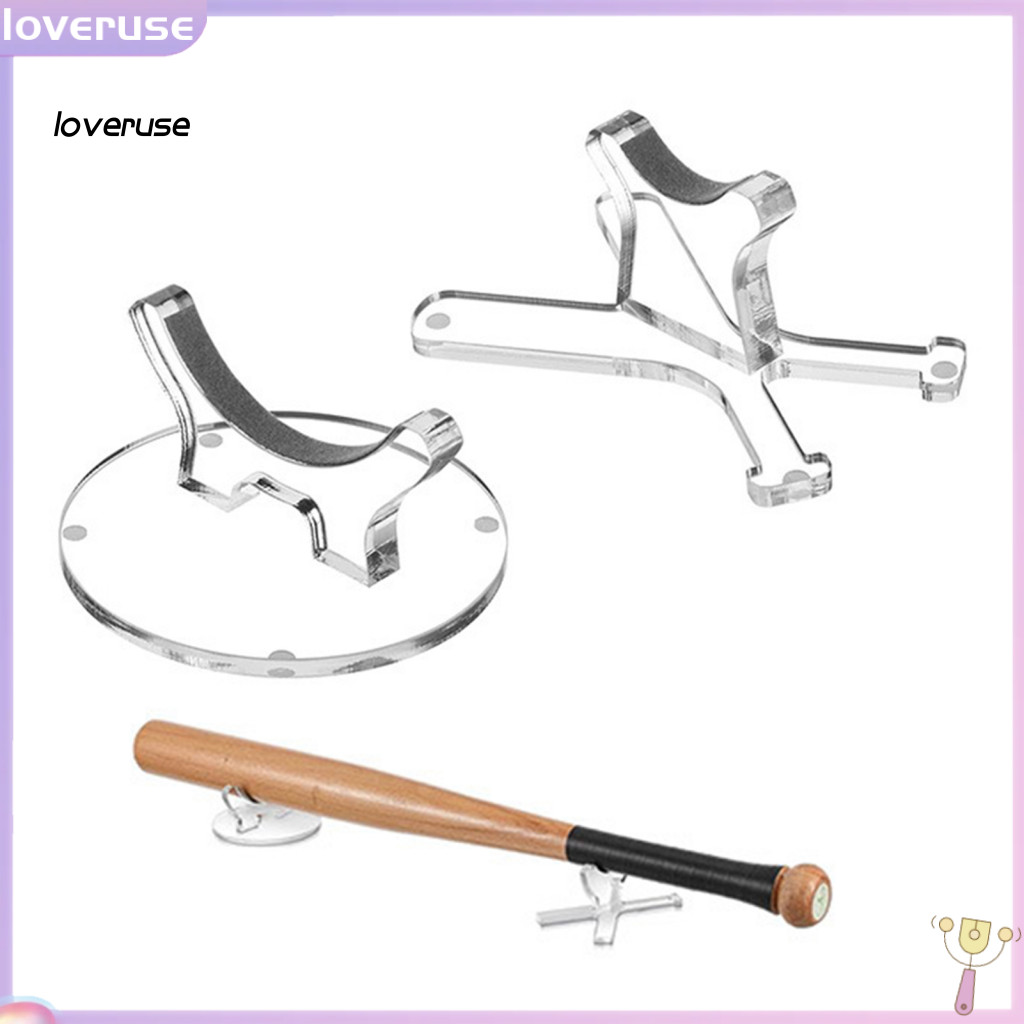 /LO/ Acrylic Baseball Bat Holder Transparent Baseball Bat Stand ...