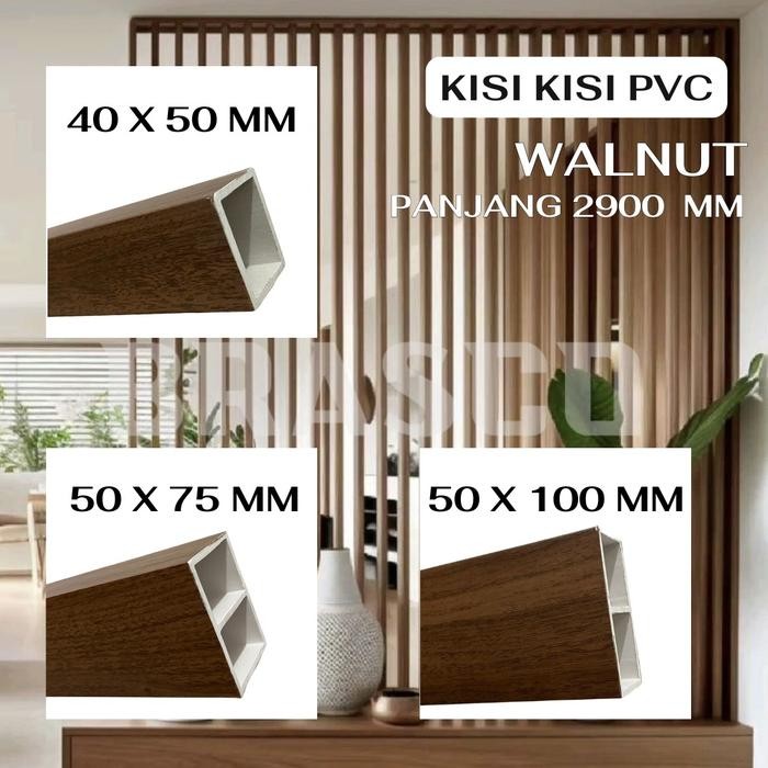 WPC Grade A+ Grille Divider 2.9 m Hollow PVC Wall Panel Room Divider ...