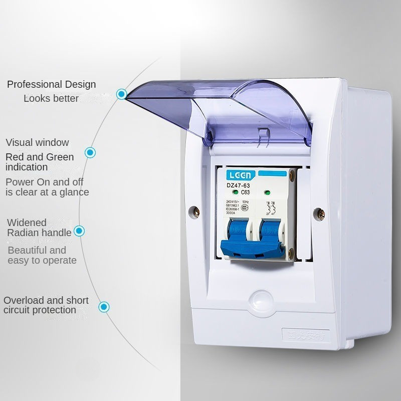 Panel box with circuit breaker distribution box AC circuit breaker ...