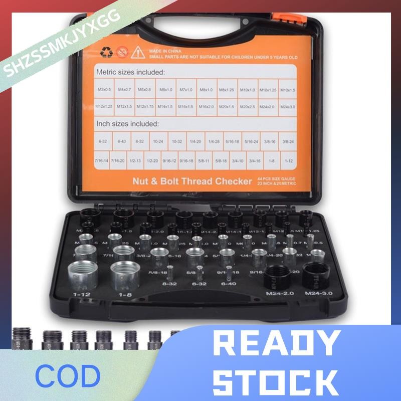 Assembled Thread Gauge Tools Nut Checker Bolt Checker Metric Sizes Nut ...