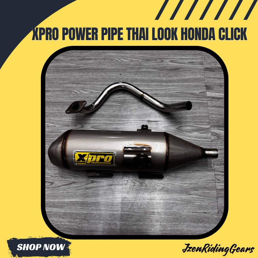 xpro power pipe thail look for honda click v2 and v3 | Shopee Philippines