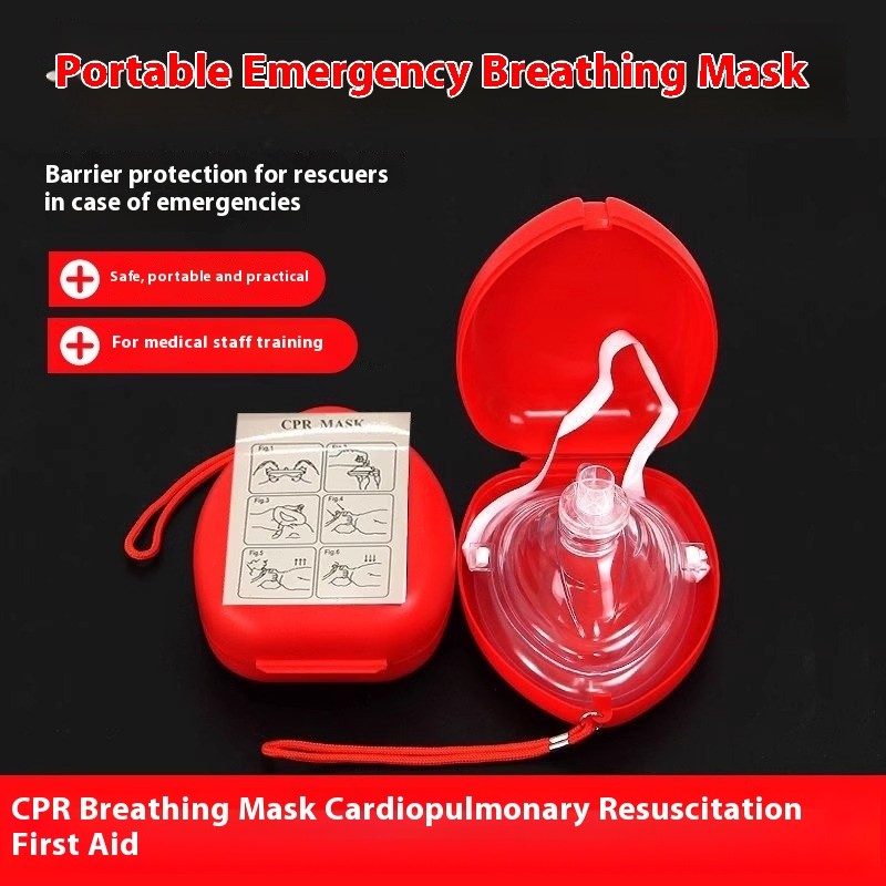 CPR Breathing Mask Portable Artificial Respiration Mask for CPR ...