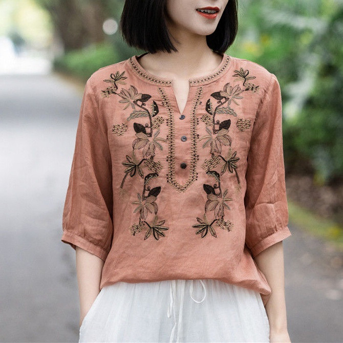 ethnic filipiniana blouse for women modern asian inspired attire plus ...