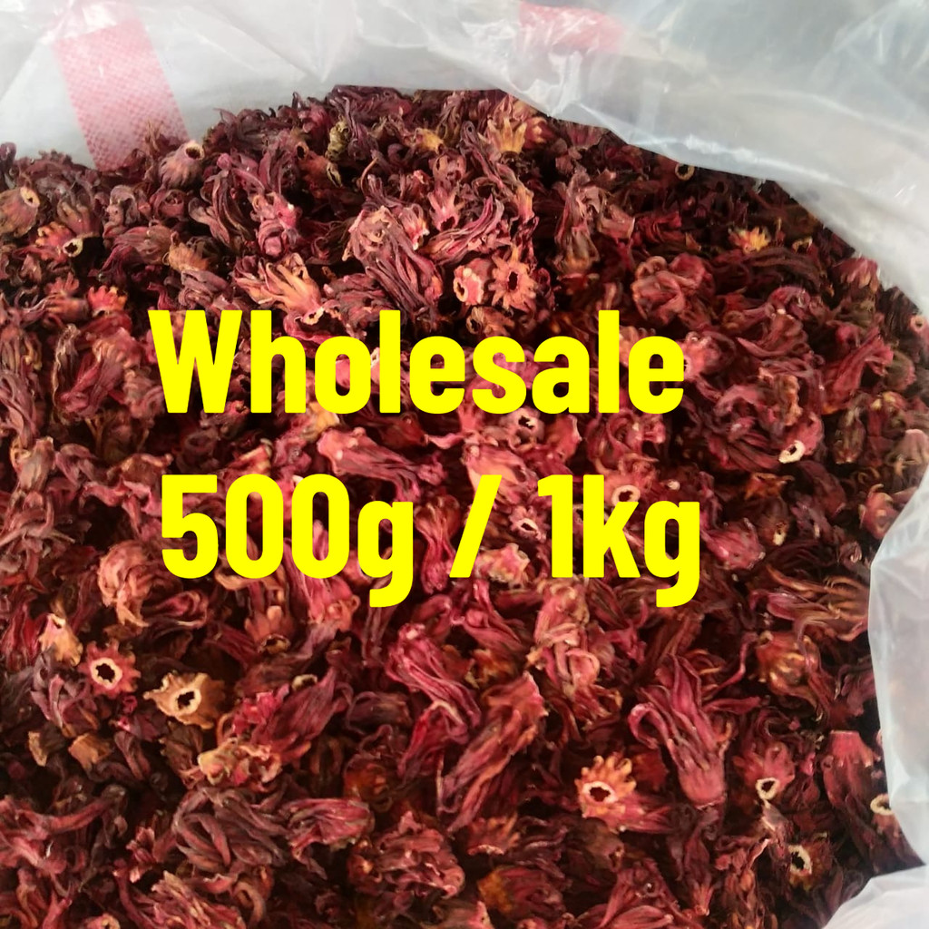 Roselle 1KG Rosella Flower Hibiscus Flower Ribena Tea 洛神花茶袋装 pewarna ...