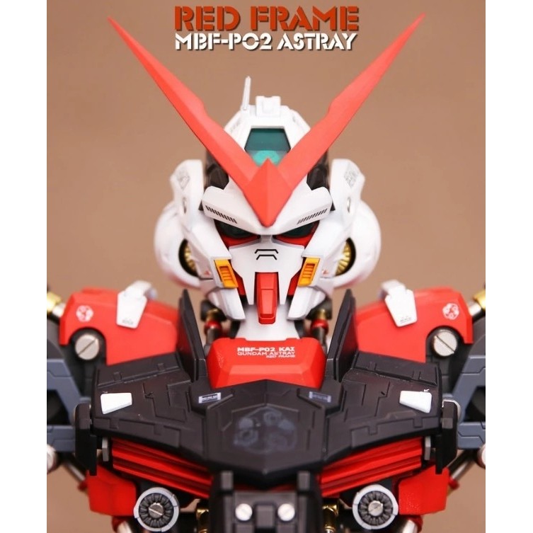 Motor King MG Astray Red Frame 1/35 - 23CM LED Light-Up Bust Model Kit ...