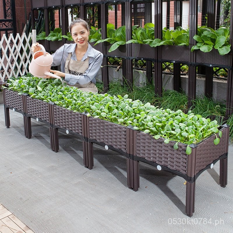 Terrace Vegetable Plastic Rooftop Planting Box Vegetable Balcony Flower ...