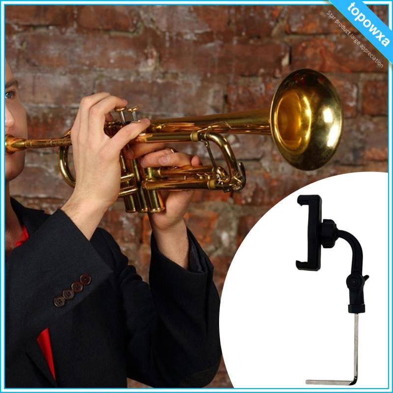 [Topow] Trumpet Phone Lyre Phone Mount Portable Easily Read Pdf Sheet ...