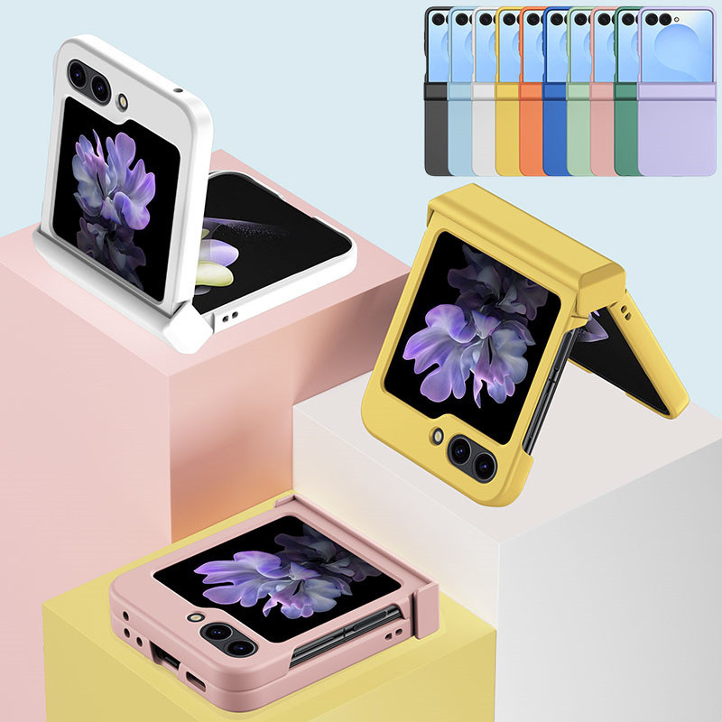 Skin Feel Hard PC Matte Phone Case for Samsung Galaxy Z Flip 7 Z Flip 6 ...