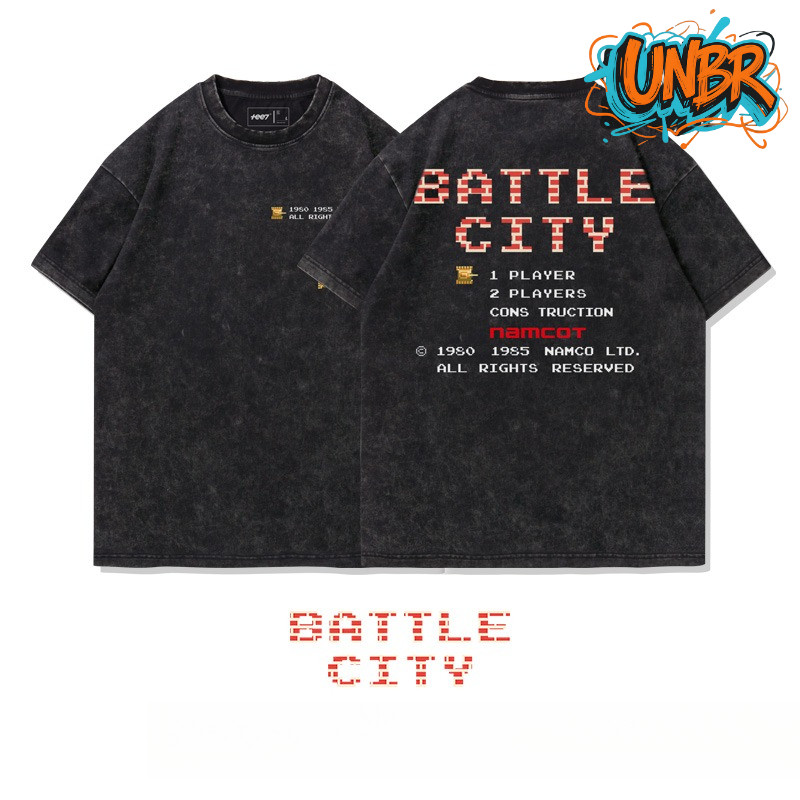 COD UNBR Nostalgic Game Nintendo Battle City T-shirt, Washed, American ...