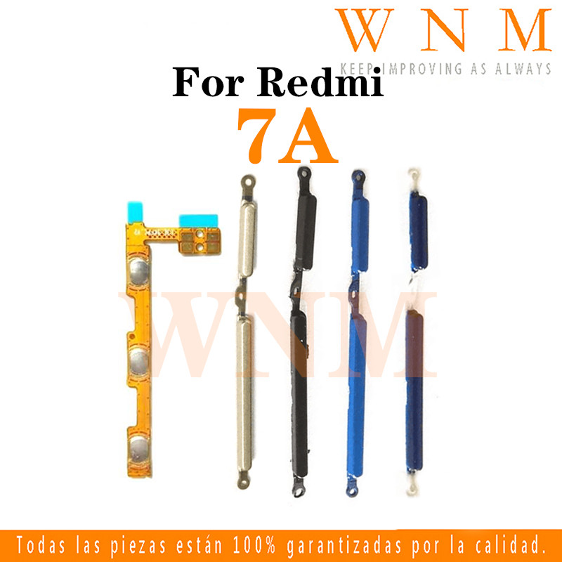 For Redmi 7A Power button flex on / off Switch Button Side Key Volume ...