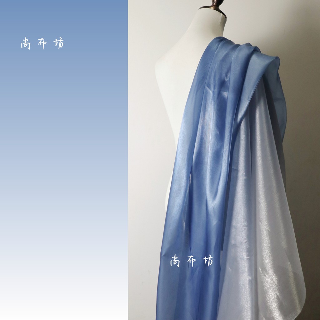 Blue Gray Unilateral Gradient Liquid Water Gloss Cloth Soft Light ...