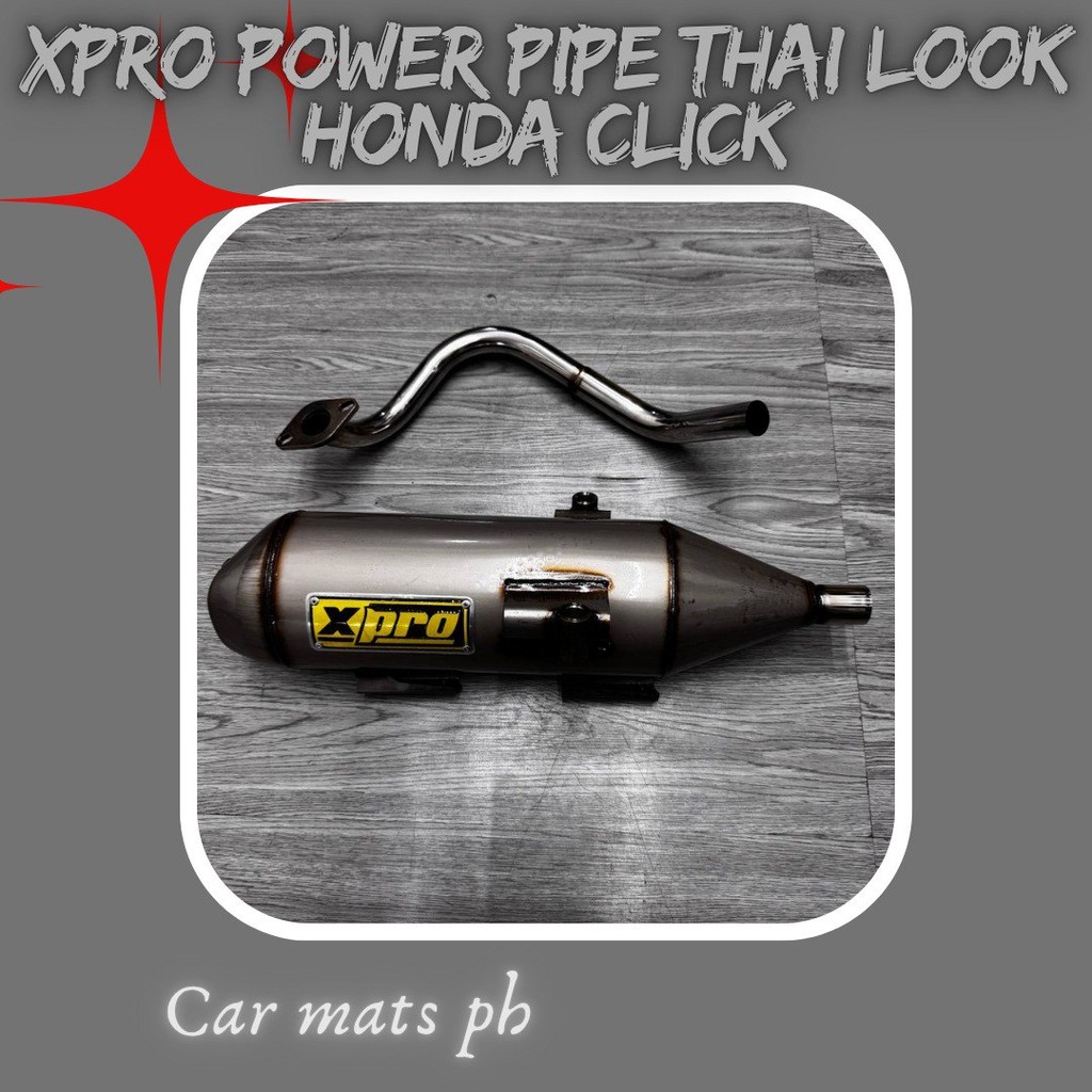 xpro power pipe thail look for honda click v2 and v3 | Shopee Philippines