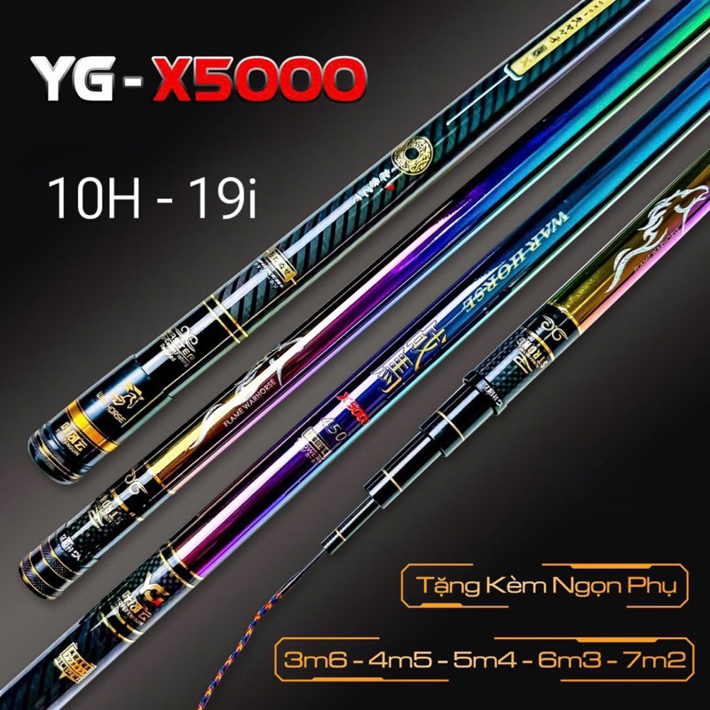 YG x5000 10H-19i Hand Fishing Rod (Free Extra Tip) | Shopee Philippines