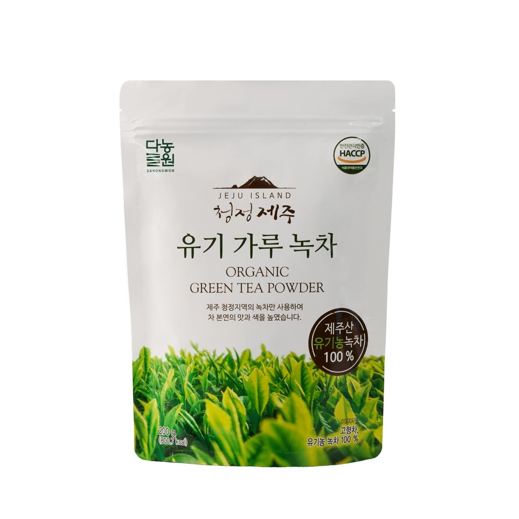 Danongwon Jeju Island Organic Green Tea Powder 200g | Shopee Philippines
