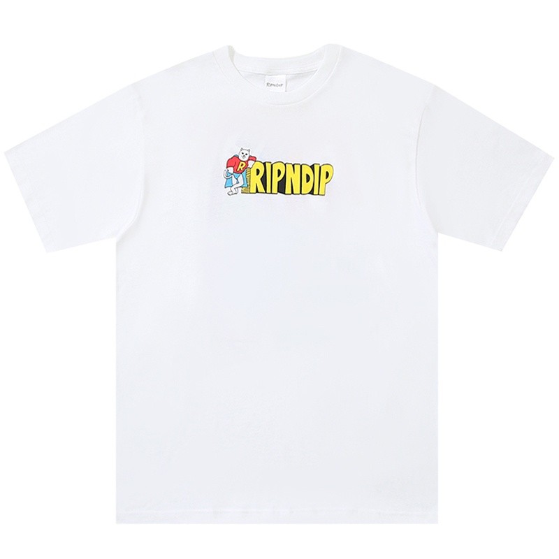 RIPNDIP Cheap Cat Middle Finger Cat Short Sleeve T-shirt for Men and ...