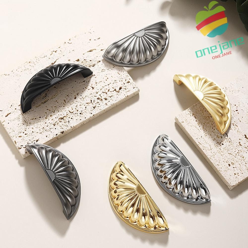 ONE-JANE Shell Cabinet Handle, Zinc Alloy Furniture Furniture Knobs ...