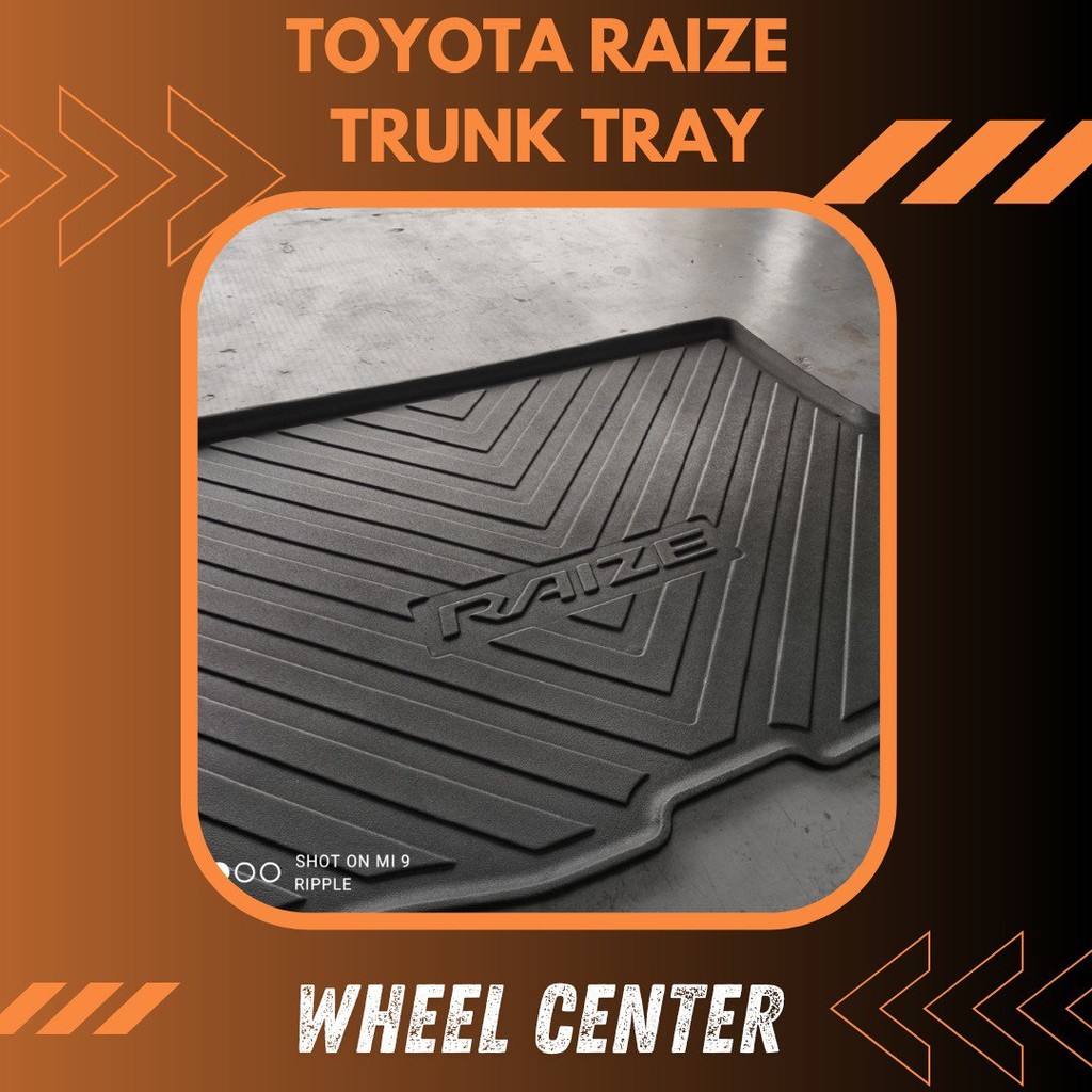 Toyota raize 2022-2025 cargo trunk tray matting | Shopee Philippines