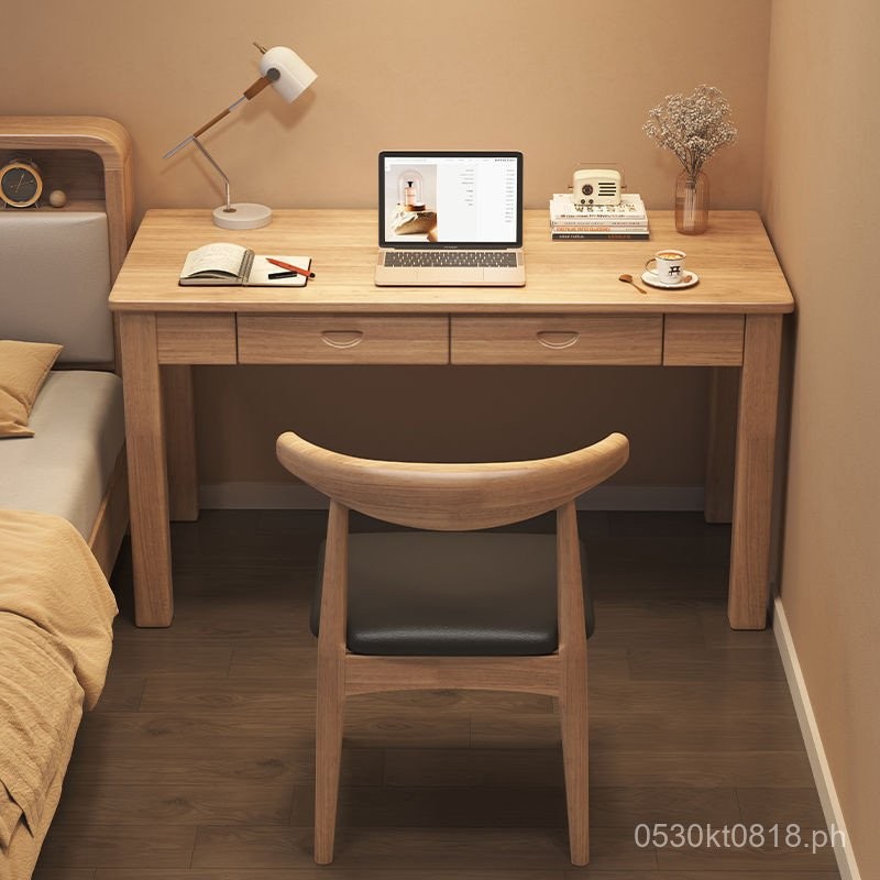 Solid Wood Computer Desk/Student Narrow Desk Small Apartment Writing ...