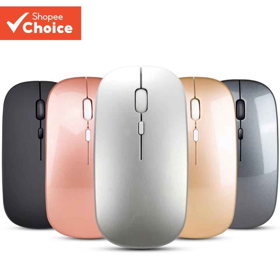Rechargeable Silent Bluetooth Dual-Mode Wireless Mouse Luminous Mouse ...
