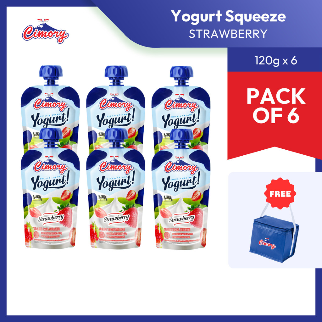 Cimory Yogurt Squeeze 120g - Set of 6s | Shopee Philippines