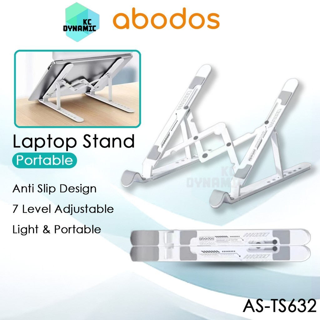 Abodos AS-TS632 Laptop Stand Folding Storage Bracket Telescopic ...