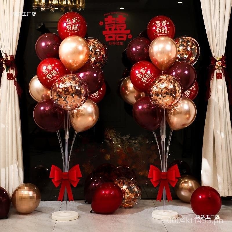 Wedding Decoration Set Scene Balloons Floor Floating Wedding Supplies ...