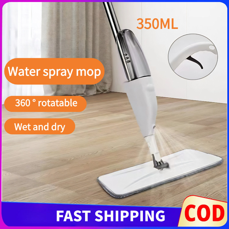 Floor Mop Spray Mop 360 Degrees Mop With Spinner Head Floor Cleaner ...