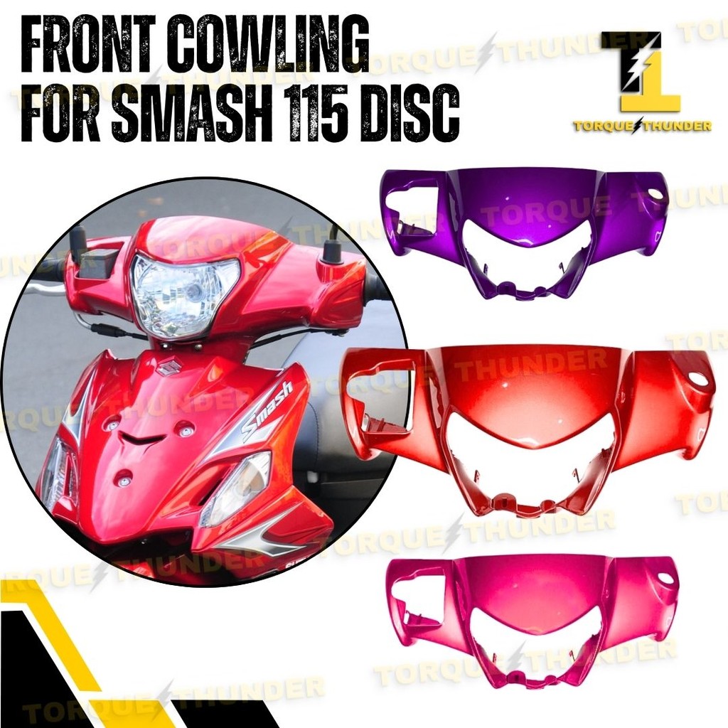 MOTORCYCLE PARTS FRONT COWLING FOR SMASH 115 DISC | Shopee Philippines