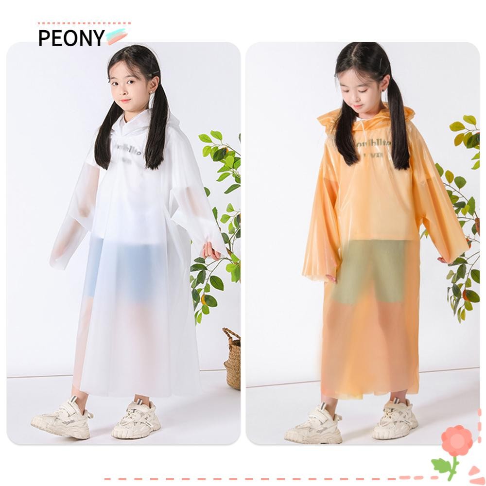 PEONYPH Kids Raincoat, Vacuum Compression Card Packaging Rain Coat ...