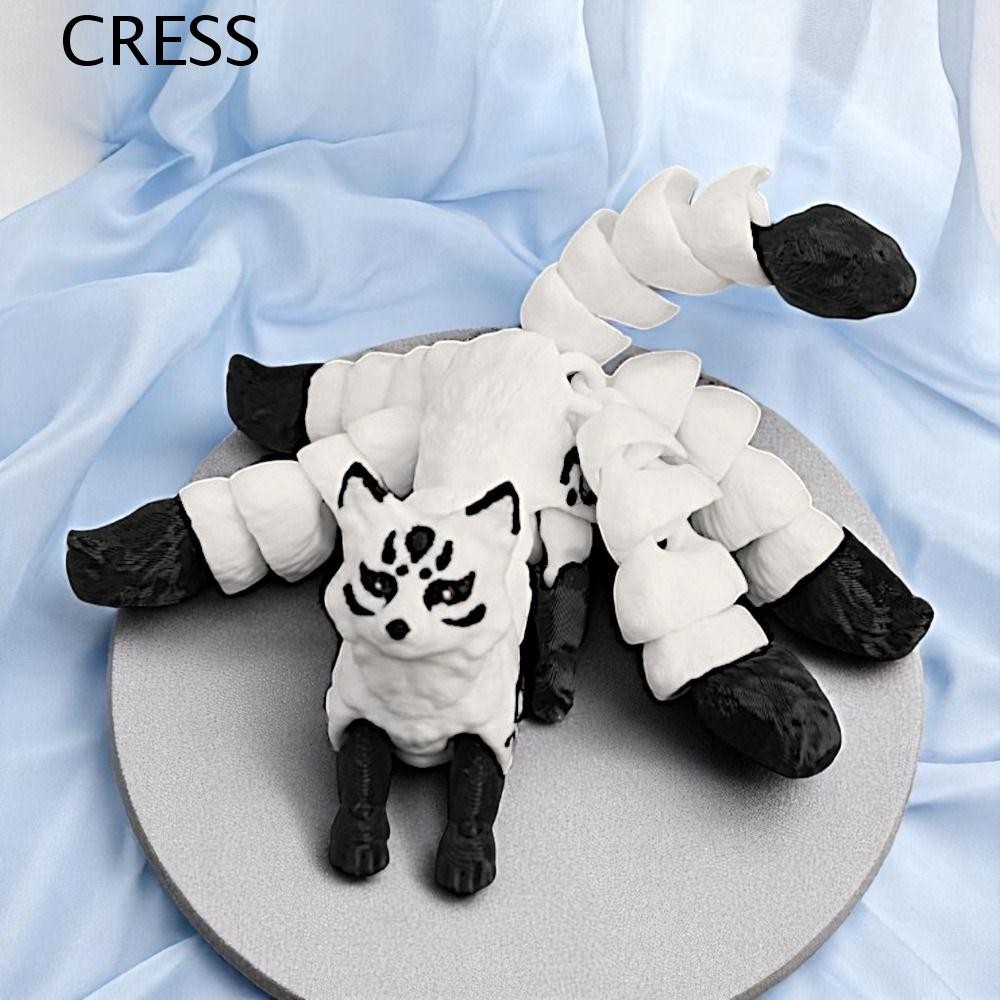 CRESS 3D Printed Animal Ornament, Joints Movable Five Tailed 3D Printed ...