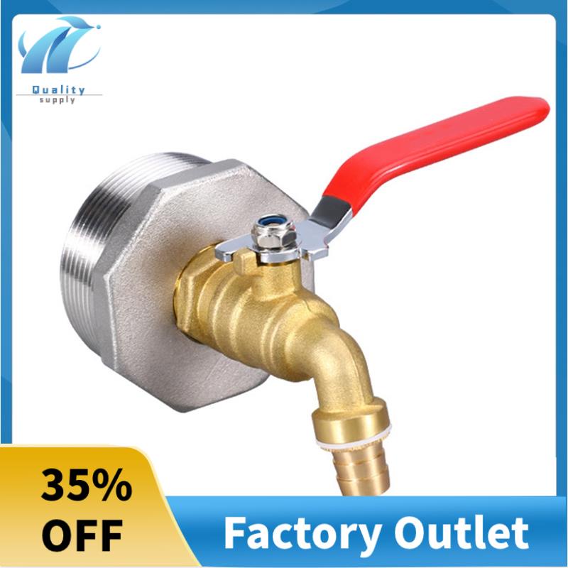 Superb 2 Inch Drum Faucet Brass Barrel Faucet with EPDM Gasket for 55 ...
