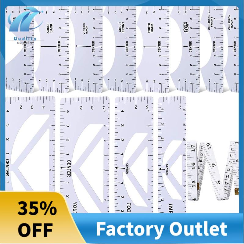 Superb 13 Pieces T-Shirt Ruler Guide Set,T-Shirt Ruler Tool,DIY ...
