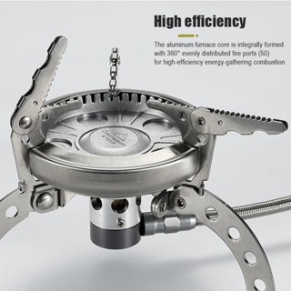 CAMPINGMOON Portable Folding Stove XD-1-CB Camping Hiking Ultralight 2.5kw Butane Gas Burner ...