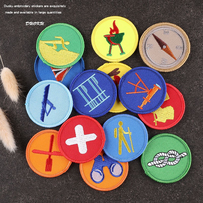 Pro Patch Store Cartoon Rotundity Boy Scout Locking Edge Series DIY ...