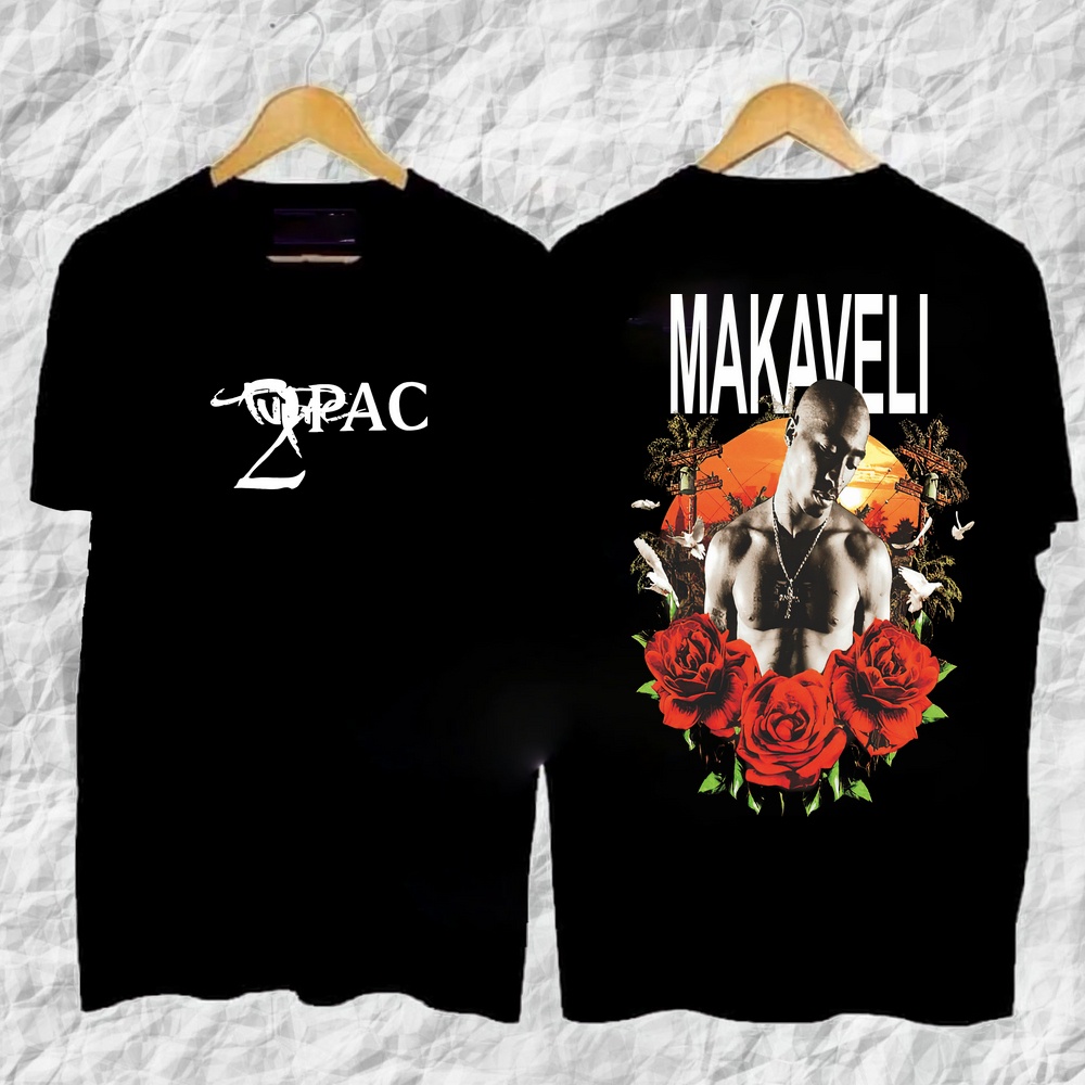 2PAC T-Shirt Tupac Shakur shirt Customized Cotton Clothing Of Oversize ...