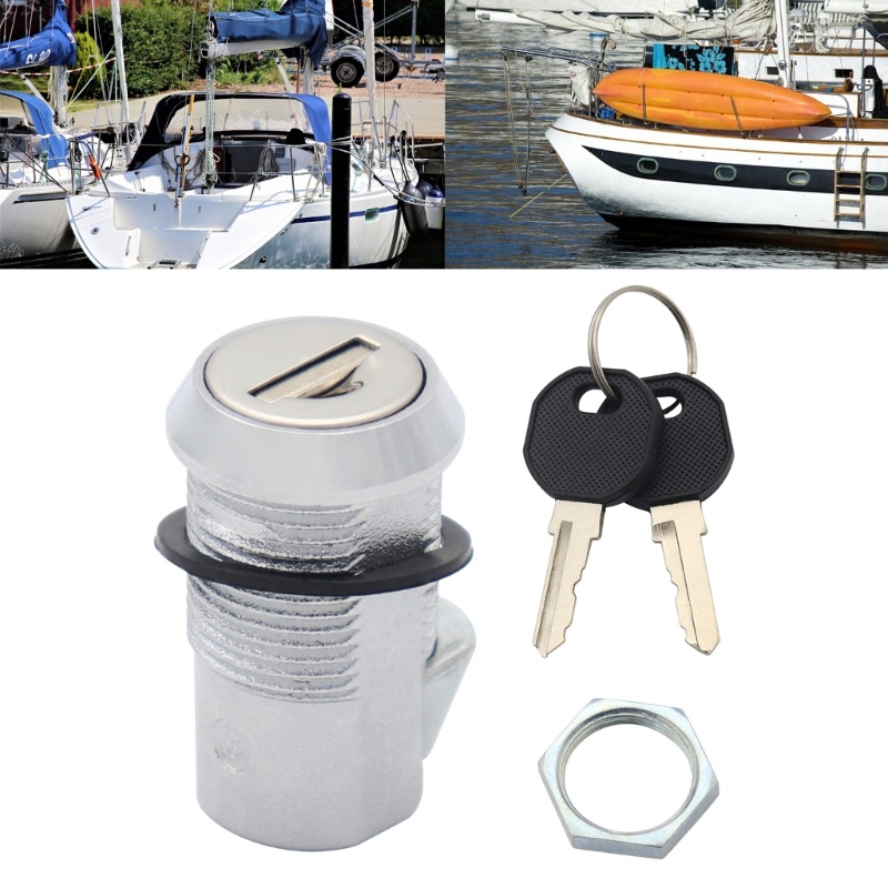 EDB* RVs Cam Lock with 2 Keys 19mm Weather Resistant Cam Lock for RVs ...