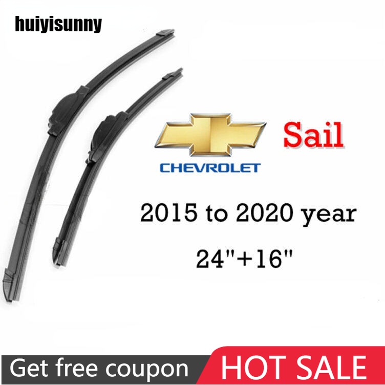 HYS Chevrolet Sail Wiper Blade Set/Pair for 2015 to 2021 model CHEVY ...