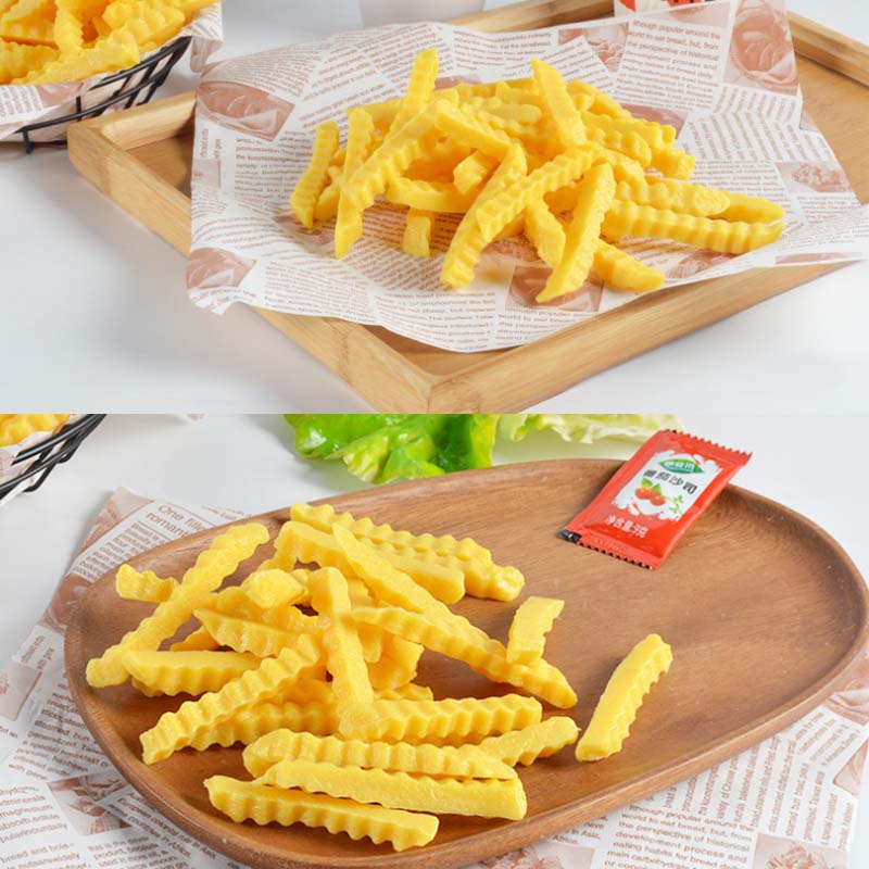 5 Pcs Artificial French Fries Fake French Fries Realistic Plastic ...