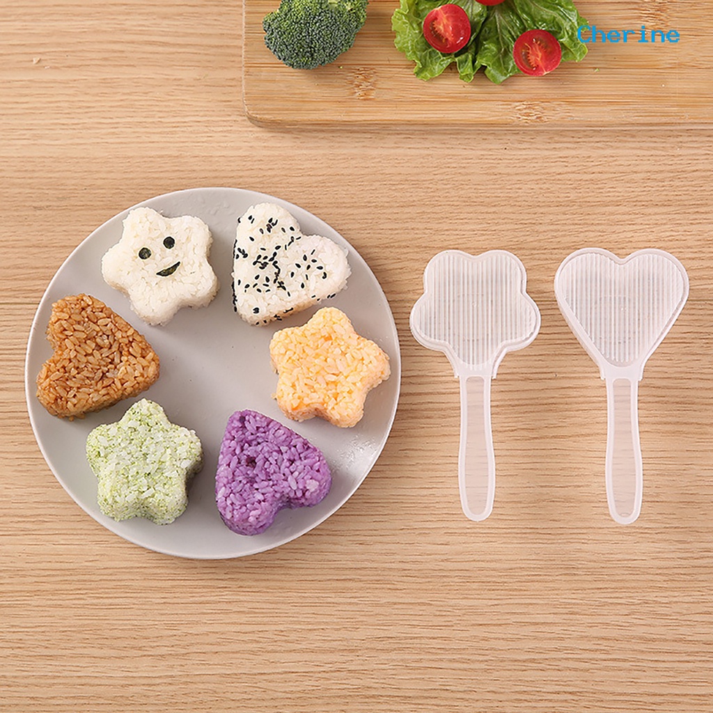 [HB]1 Set Rice Ball Molds Healthy And Safety Shape Heart Shapes Non ...
