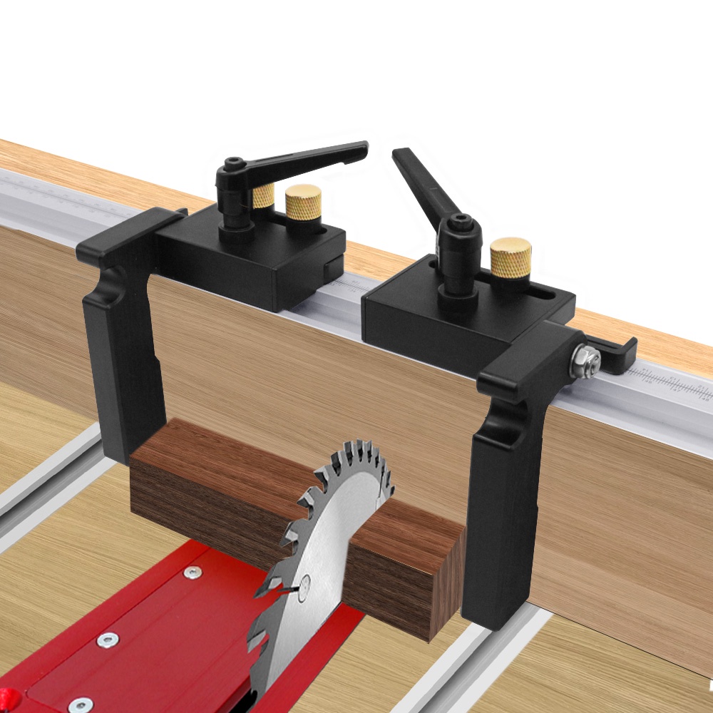 Miter Track Stop - Woodworking T Slot Track Sliding Stopper Miter Flip ...