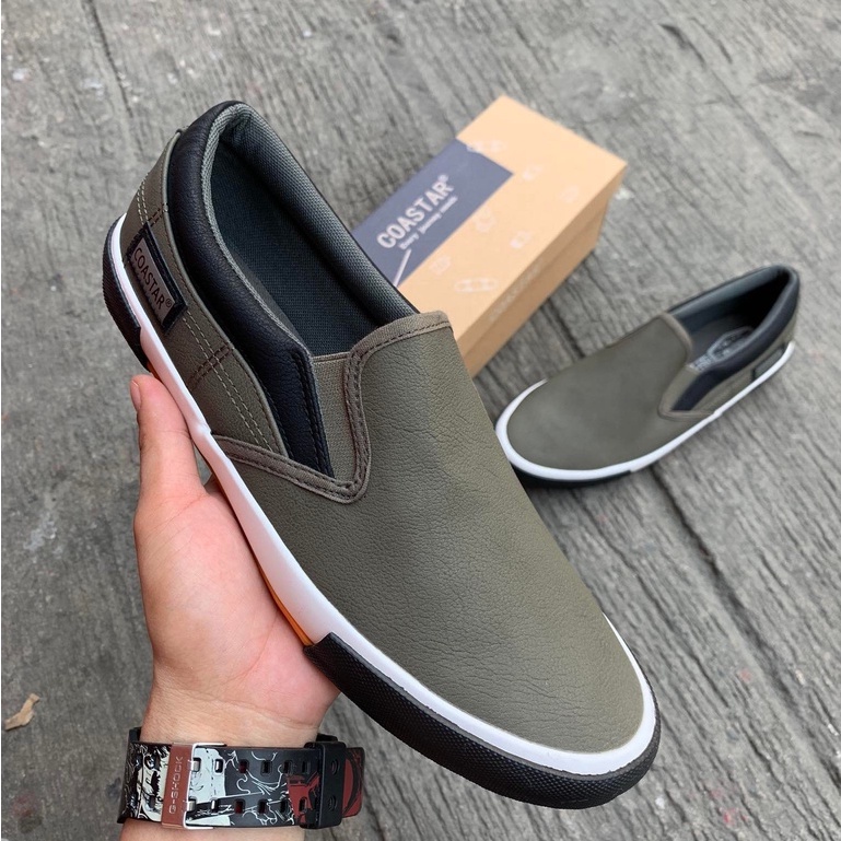 SS0 new design Coastar Leather Running Shoes Casual Shoes For Men Size ...