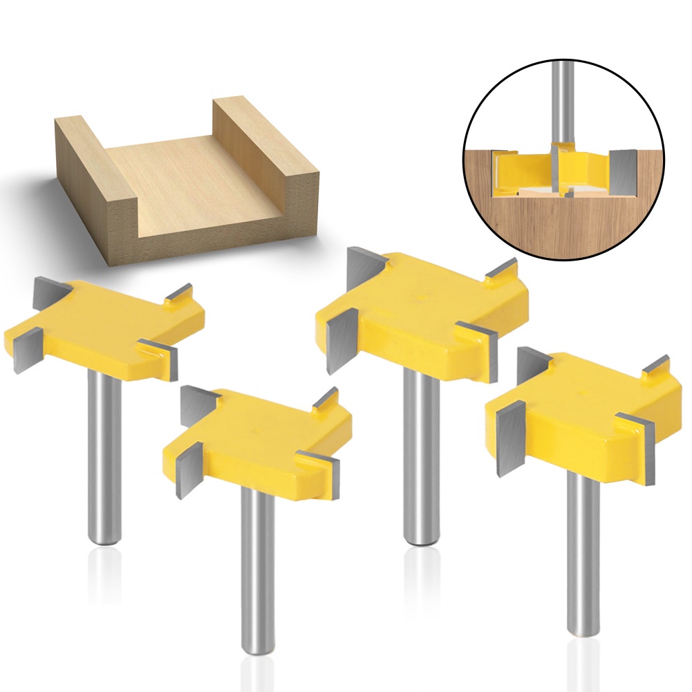 6mm 1/4inch Shank Flush trim bit Z4 Milling Straight Edge Slotting ...