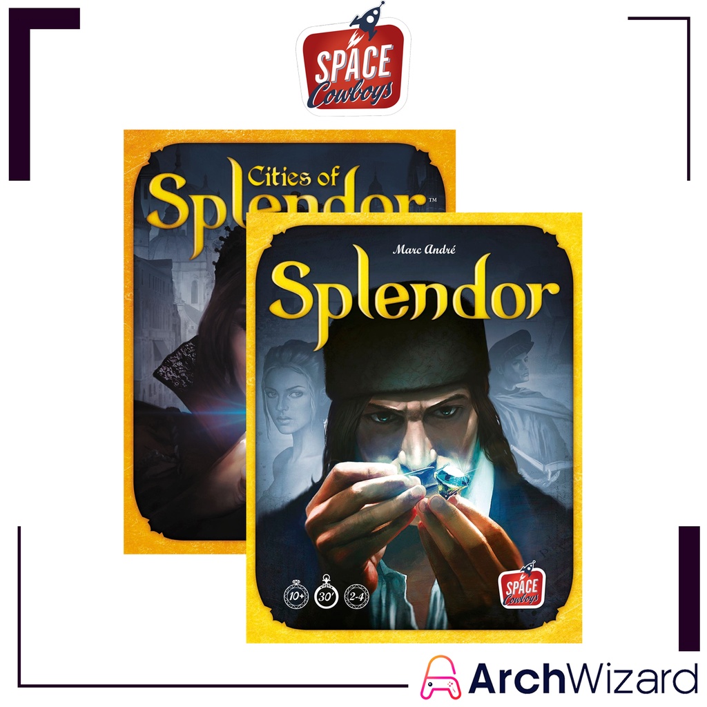 Splendor Base Game & Splendor Cities of Splendor Expansion (Toys ...