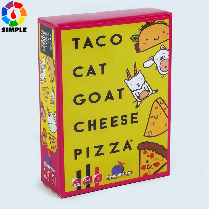 Taco Cat Goat Cheese Pizza Card Game | Shopee Philippines