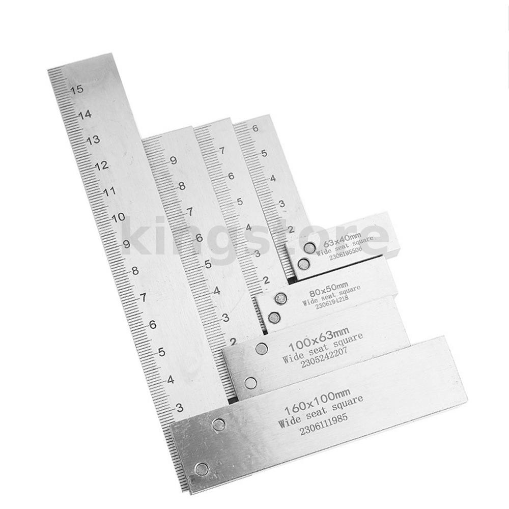Premium Stainless Steel Right Angle Ruler High Precision 90 Degree ...
